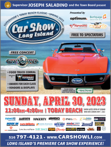 Long Island’s Largest Car Show Returns to TOBAY Beach on April 30th